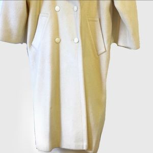 Donnybrook | Jackets & Coats | Vintage Donnybrook Ivory Wool Coat With ...